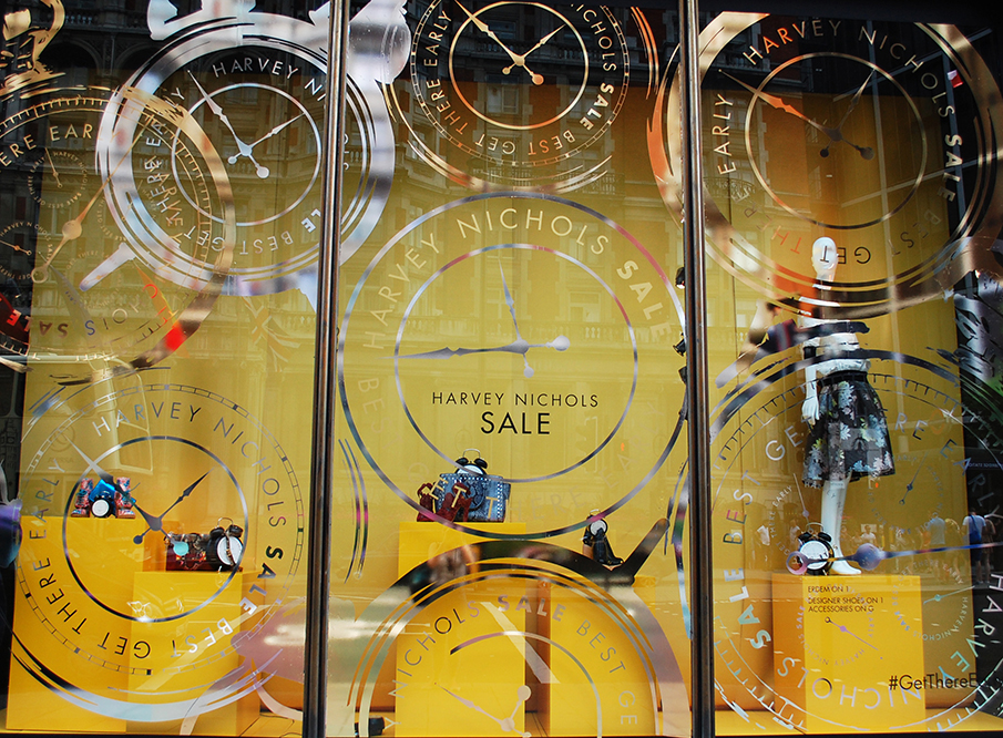 Transparent vinyl is a rare site when sale schemes are installed, with ...